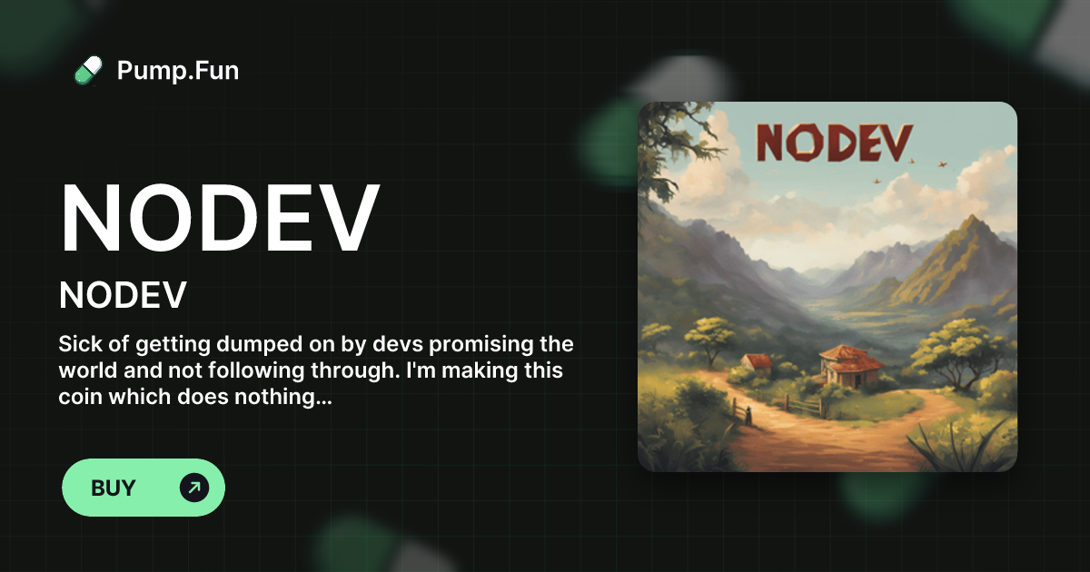 NODEV (NODEV) - Pump