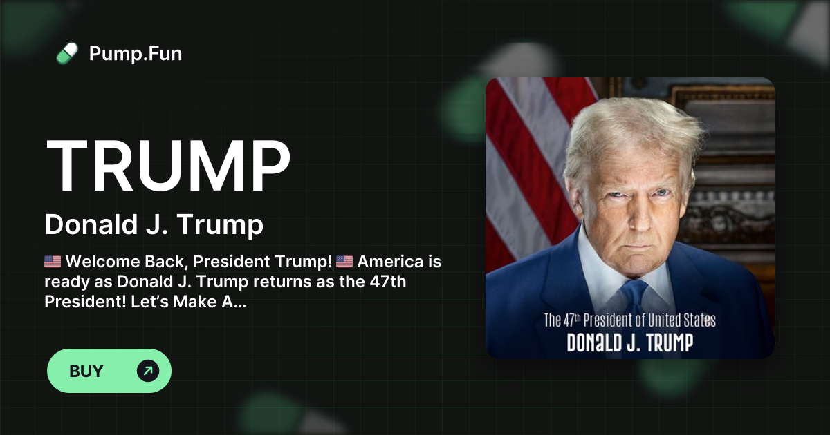 Donald J. Trump (TRUMP) - Pump