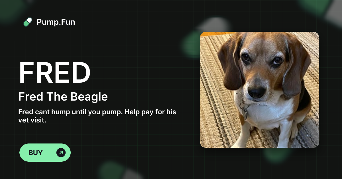 Fred The Beagle (FRED) - Pump