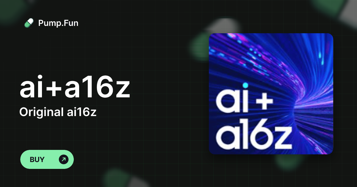 Original ai16z (ai+a16z) - Pump