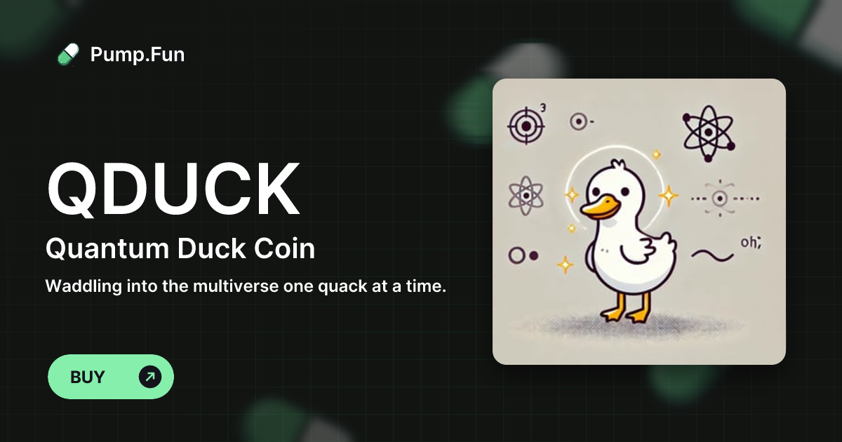 Quantum Duck Coin (QDUCK) - Pump