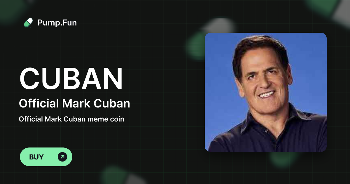 Official Mark Cuban (CUBAN) - Pump