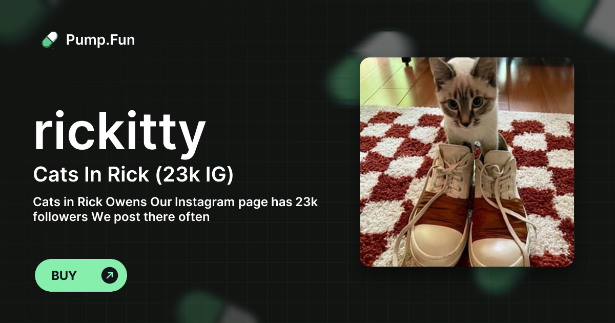 Cats In Rick (23k IG) (rickitty ) - Pump