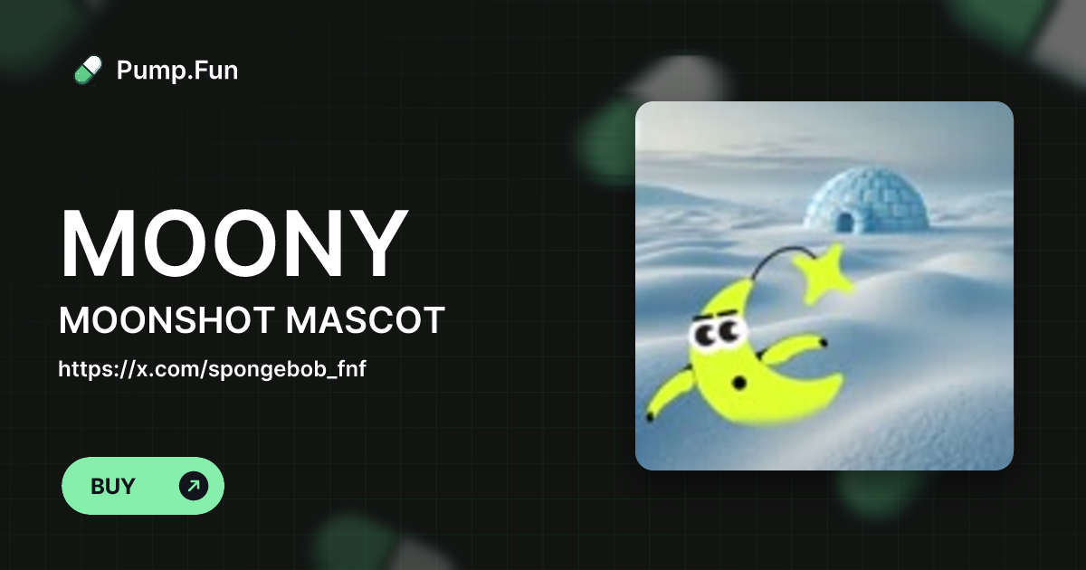 MOONSHOT MASCOT (MOONY) - Pump