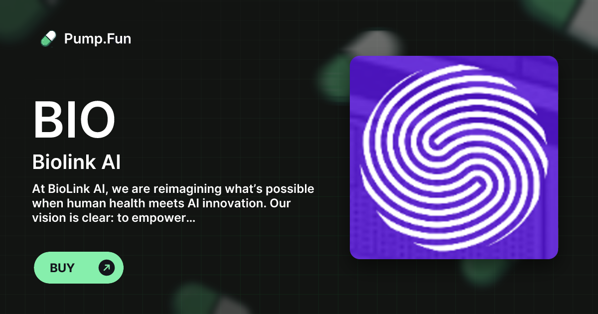 Biolink AI (BIO) - Pump