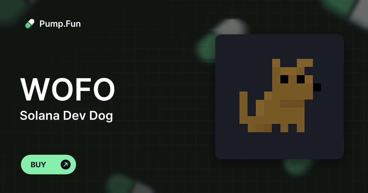 Solana Dev Dog (WOFO) - Pump
