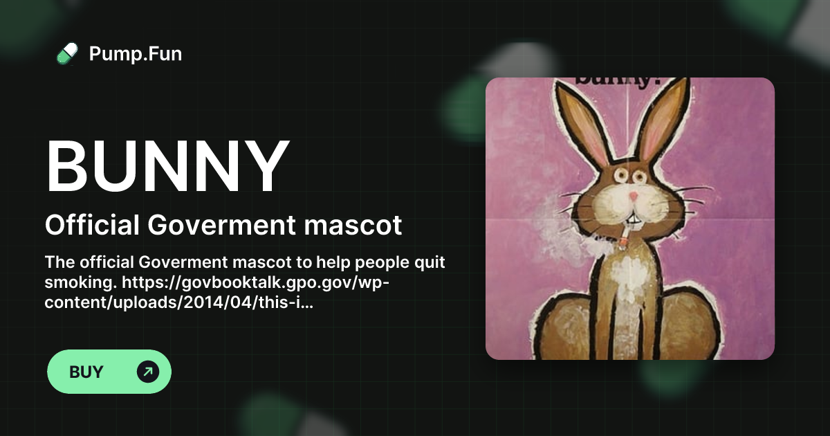 Official Goverment mascot (BUNNY) - Pump