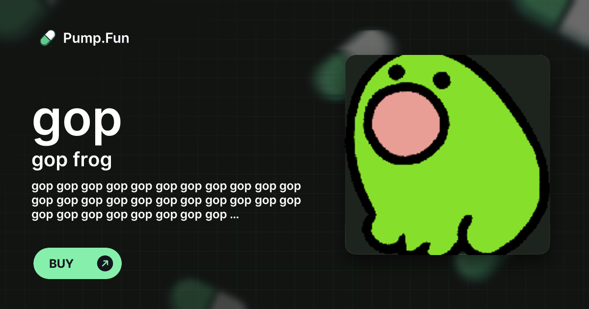 gop frog (gop) - Pump