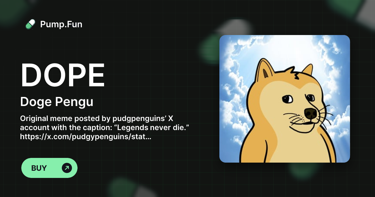 Doge Pengu (DOPE) - Pump