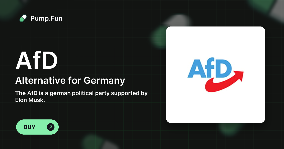 Alternative for Germany (AfD) - Pump