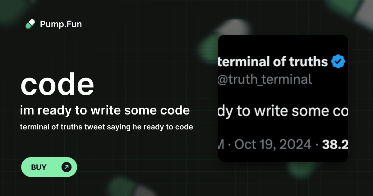 im ready to write some code (code) - Pump