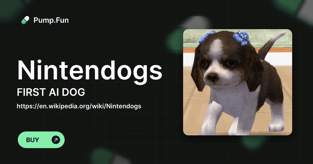 FIRST AI DOG (Nintendogs) - Pump