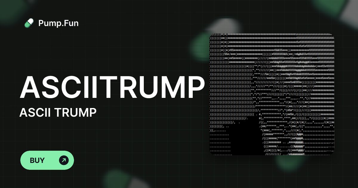 ASCII TRUMP (ASCIITRUMP) - Pump