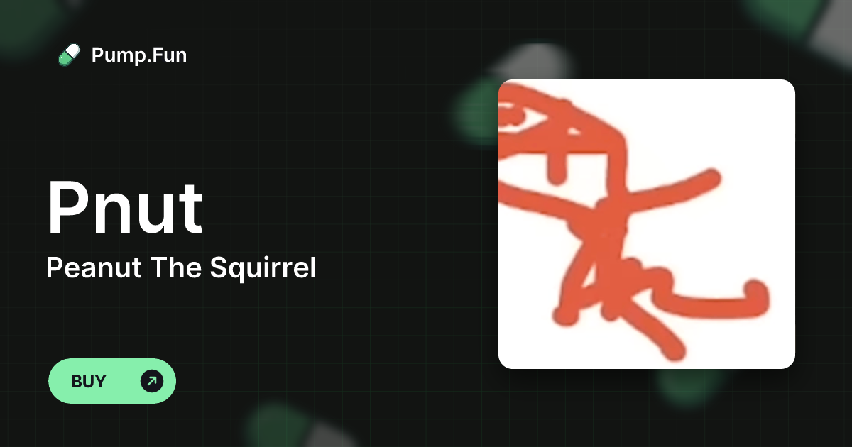 Peanut The Squirrel (Pnut) - Pump