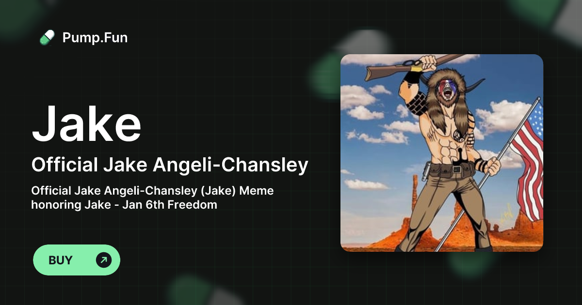 Official Jake Angeli-Chansley (Jake) - Pump