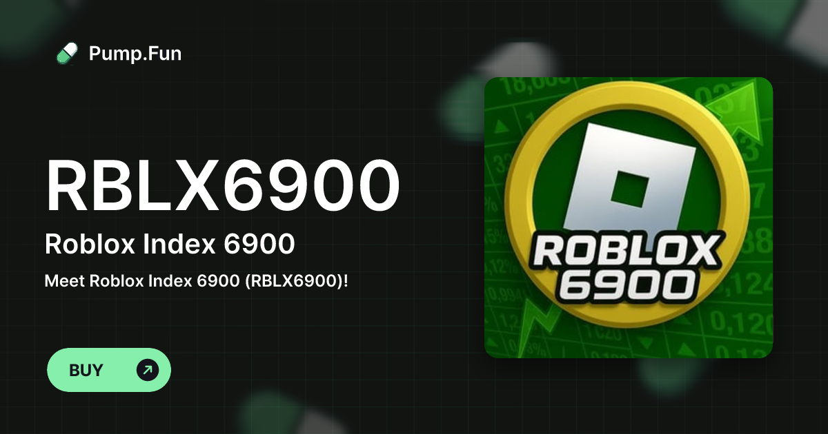 Roblox Index 6900 (RBLX6900) - Pump