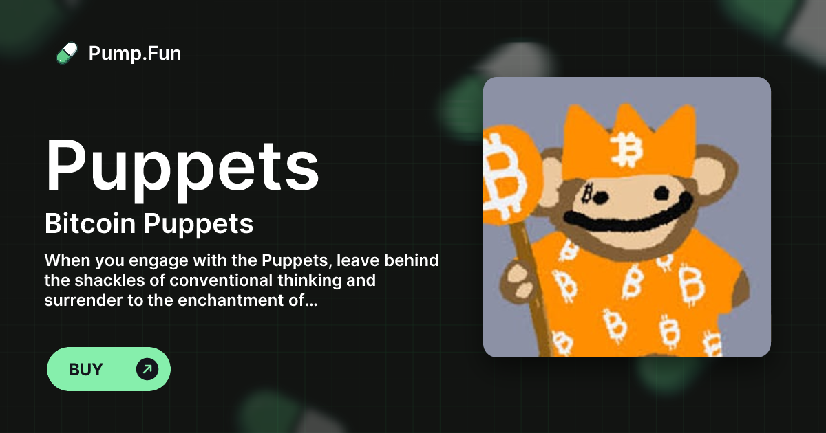 Bitcoin Puppets (Puppets) - Pump