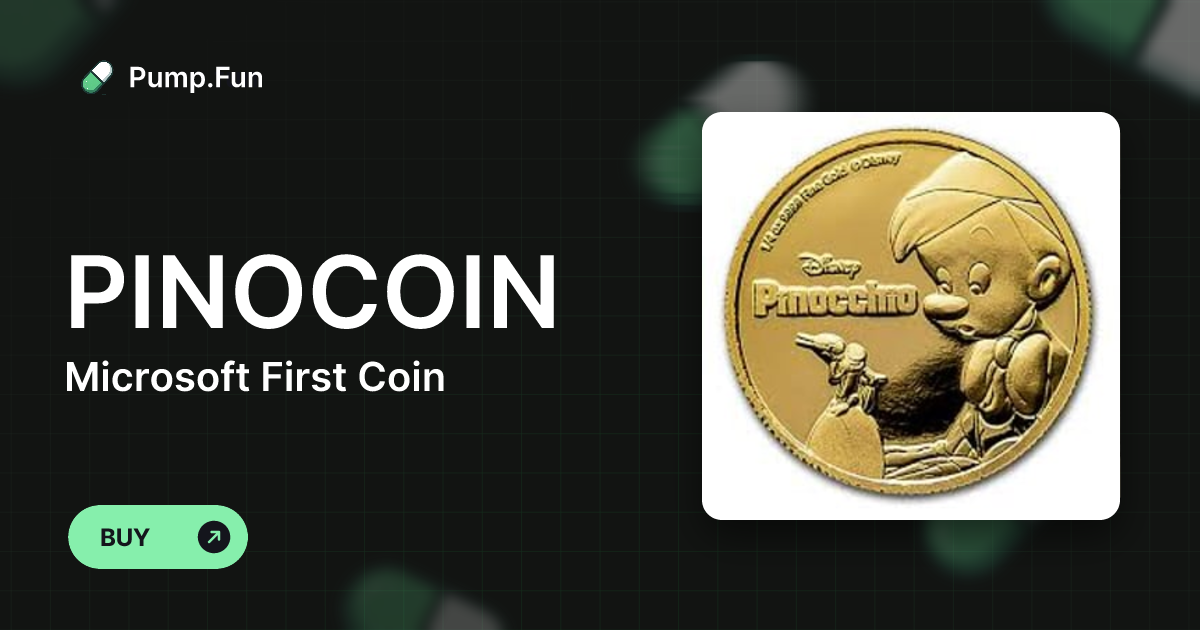 Microsoft First Coin (PINOCOIN) - Pump