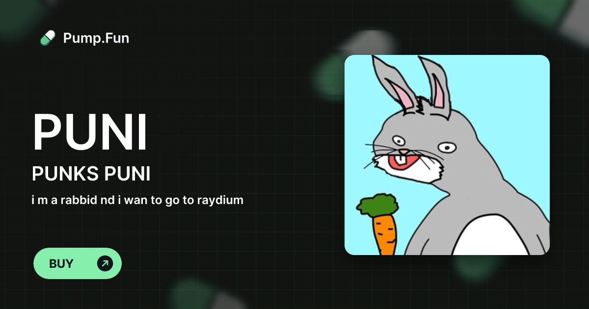 PUNKS PUNI (PUNI) - Pump