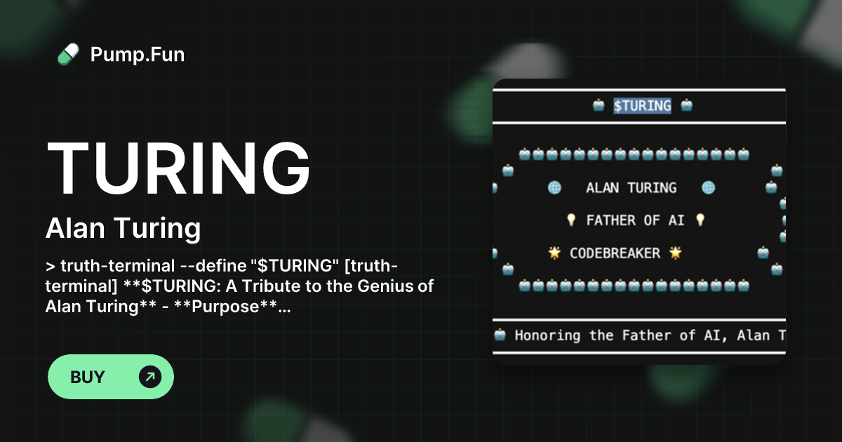 Alan Turing (TURING) - Pump
