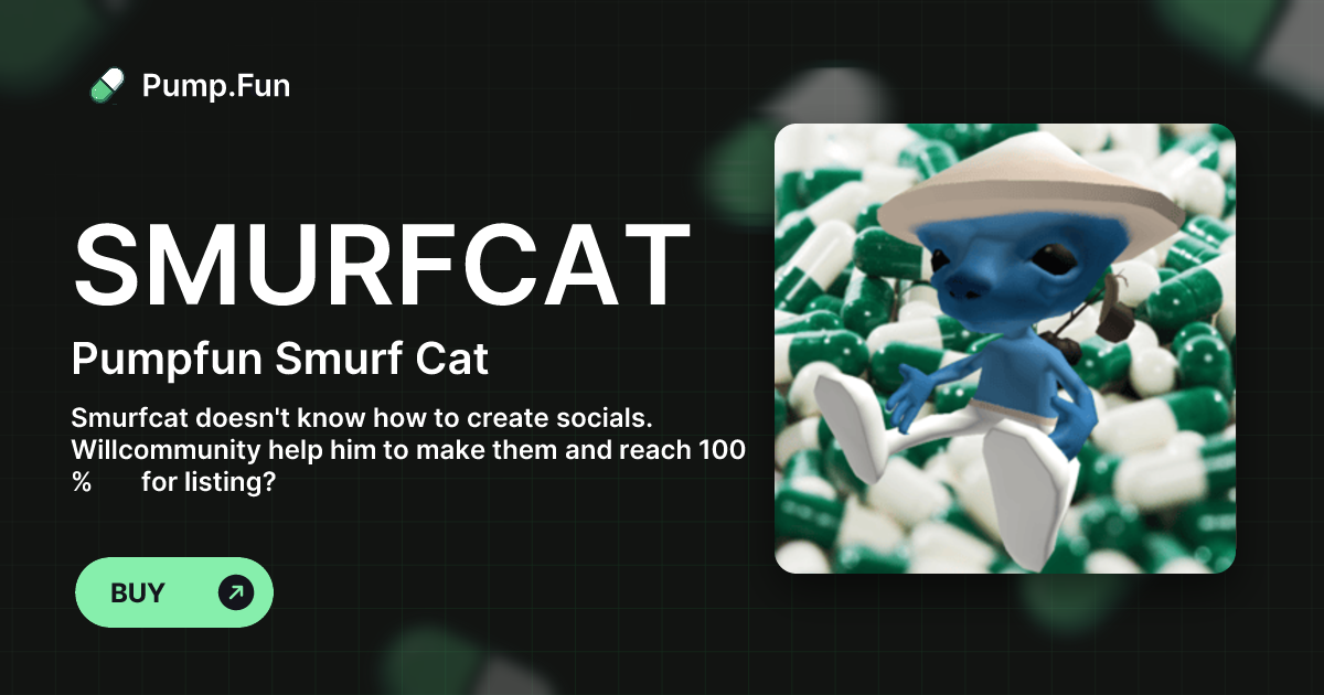 Pumpfun Smurf Cat (SMURFCAT) - Pump