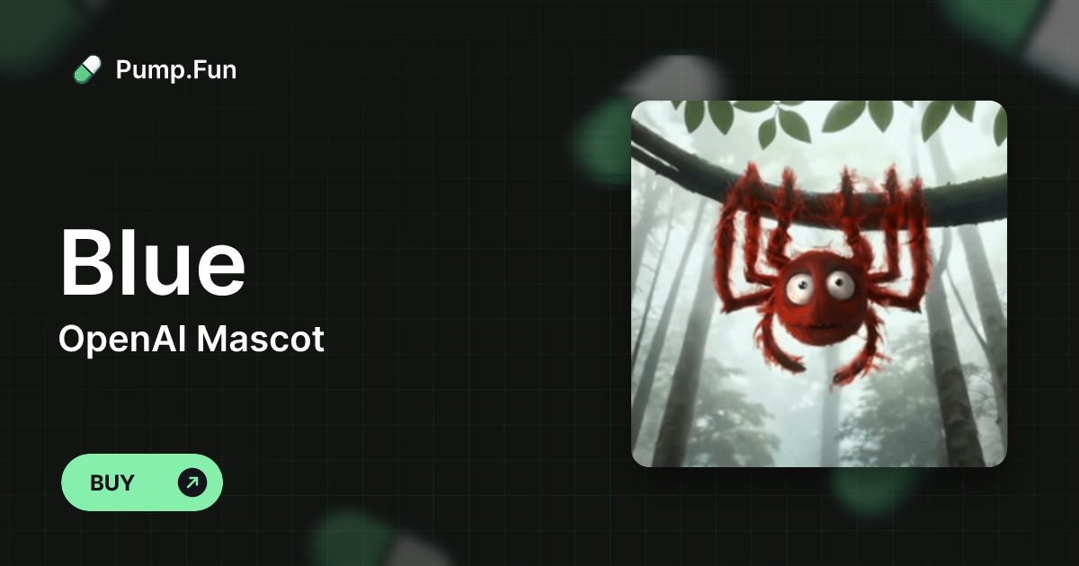 OpenAI Mascot (Blue) - Pump