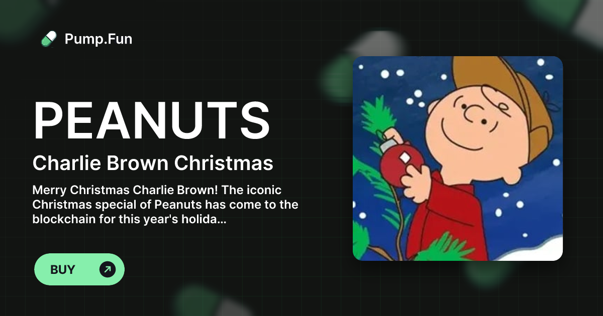 Charlie Brown Christmas (PEANUTS) - Pump