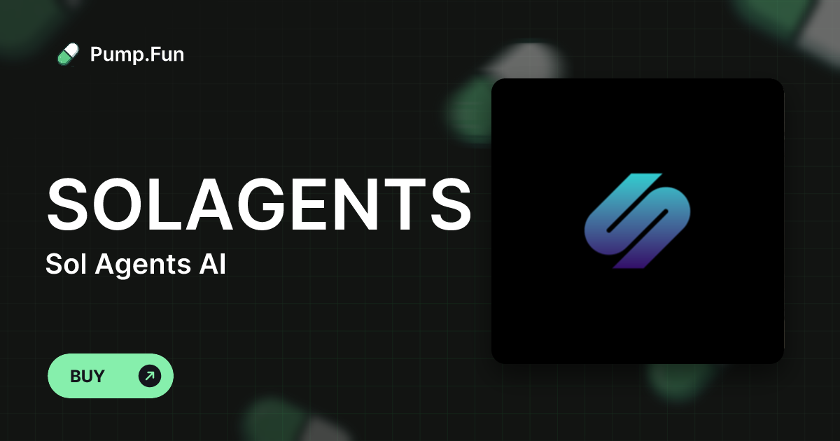 Sol Agents AI (SOLAGENTS) - Pump