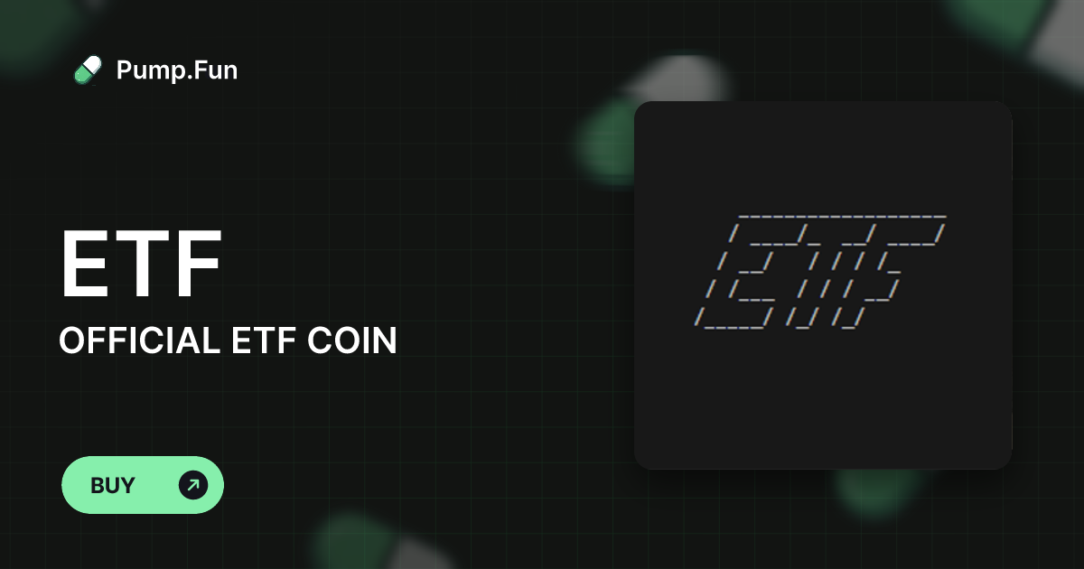 OFFICIAL ETF COIN (ETF) - Pump