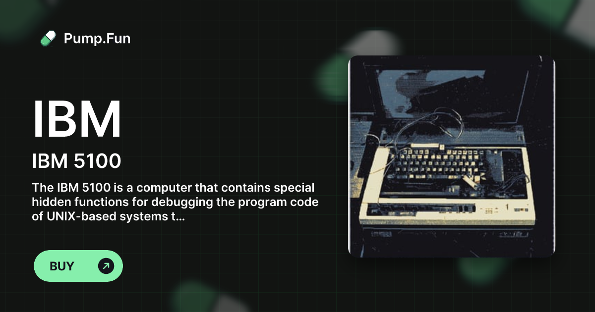 IBM 5100 (IBM) - Pump