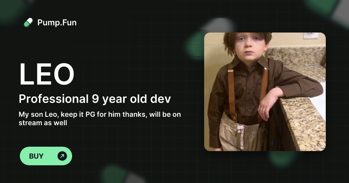 Professional 9 year old dev (LEO) - Pump