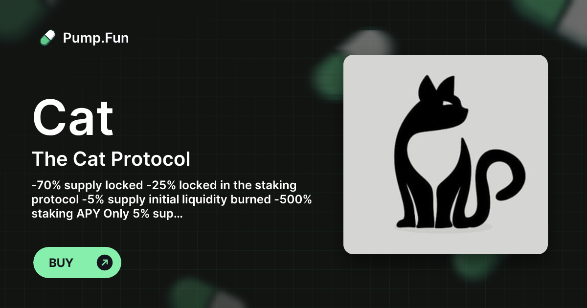 The Cat Protocol (Cat) - Pump