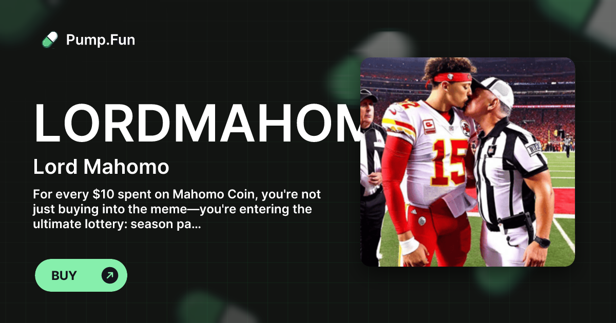 Lord Mahomo (LORDMAHOMO) - Pump