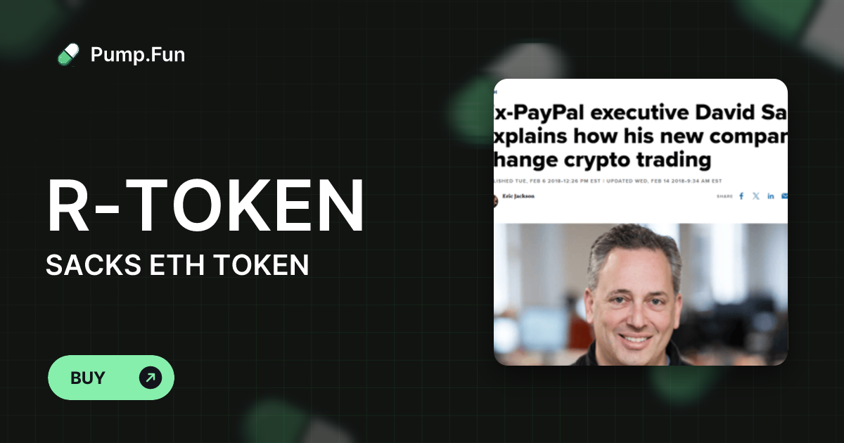 SACKS ETH TOKEN (R-TOKEN) - Pump