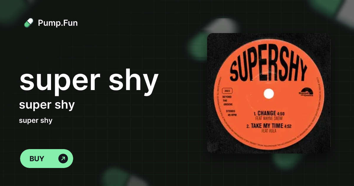 super shy (super shy) - Pump