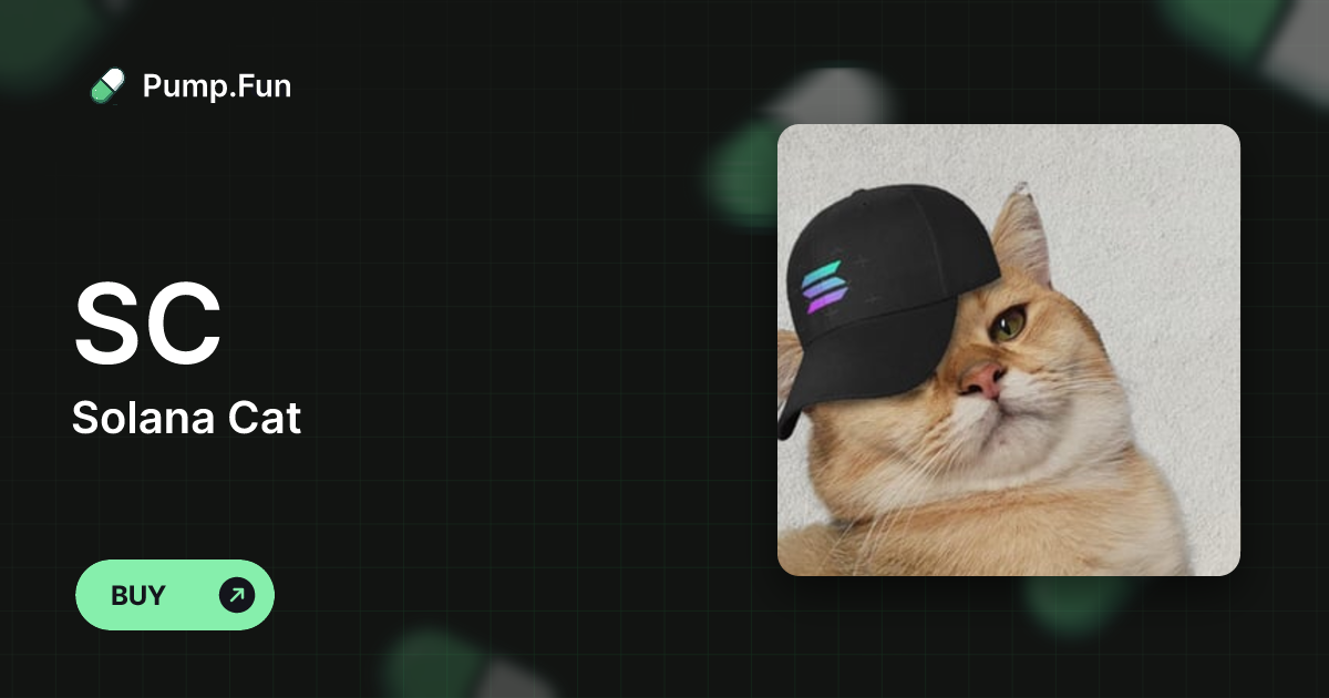 Solana Cat (SC) - Pump