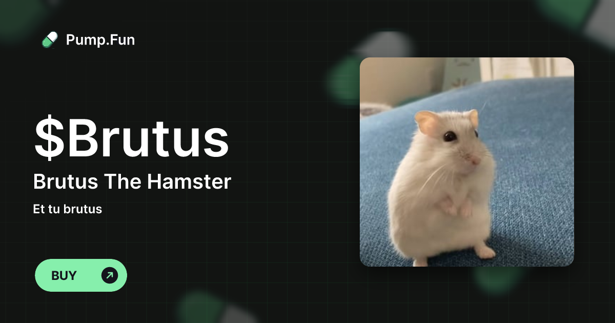 Brutus The Hamster ($Brutus) - Pump
