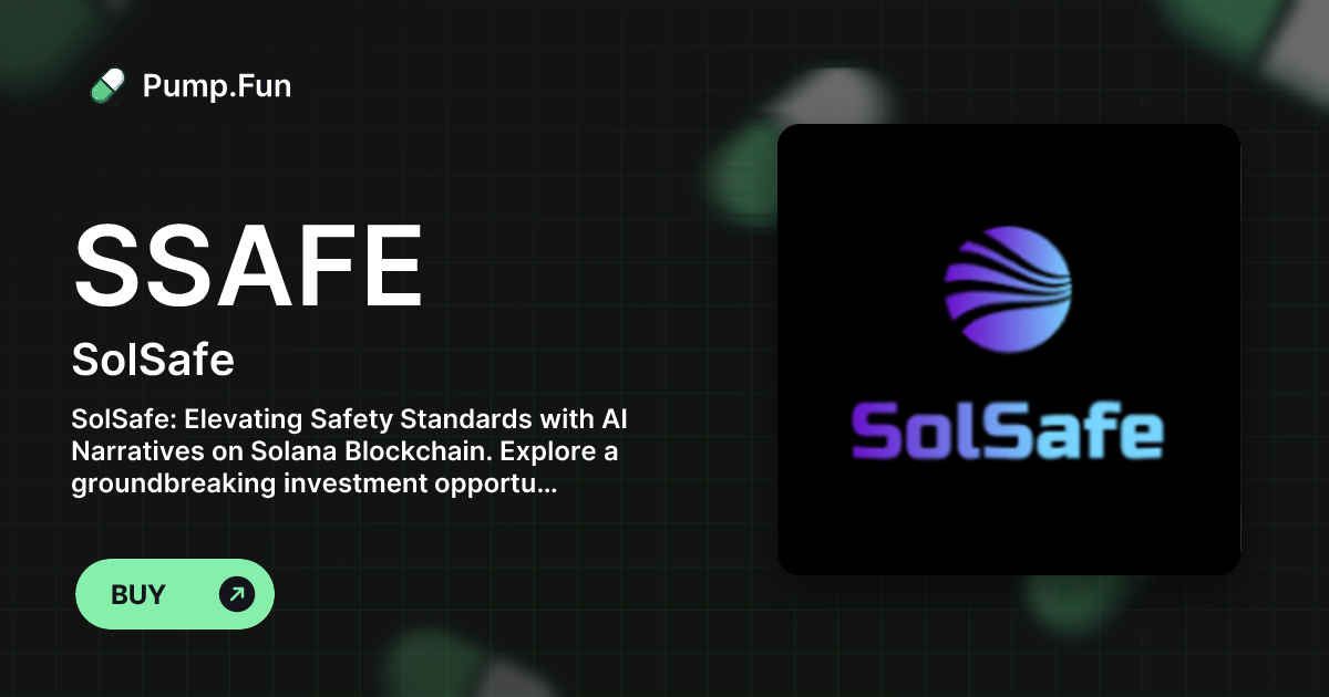 SolSafe (SSAFE) - Pump