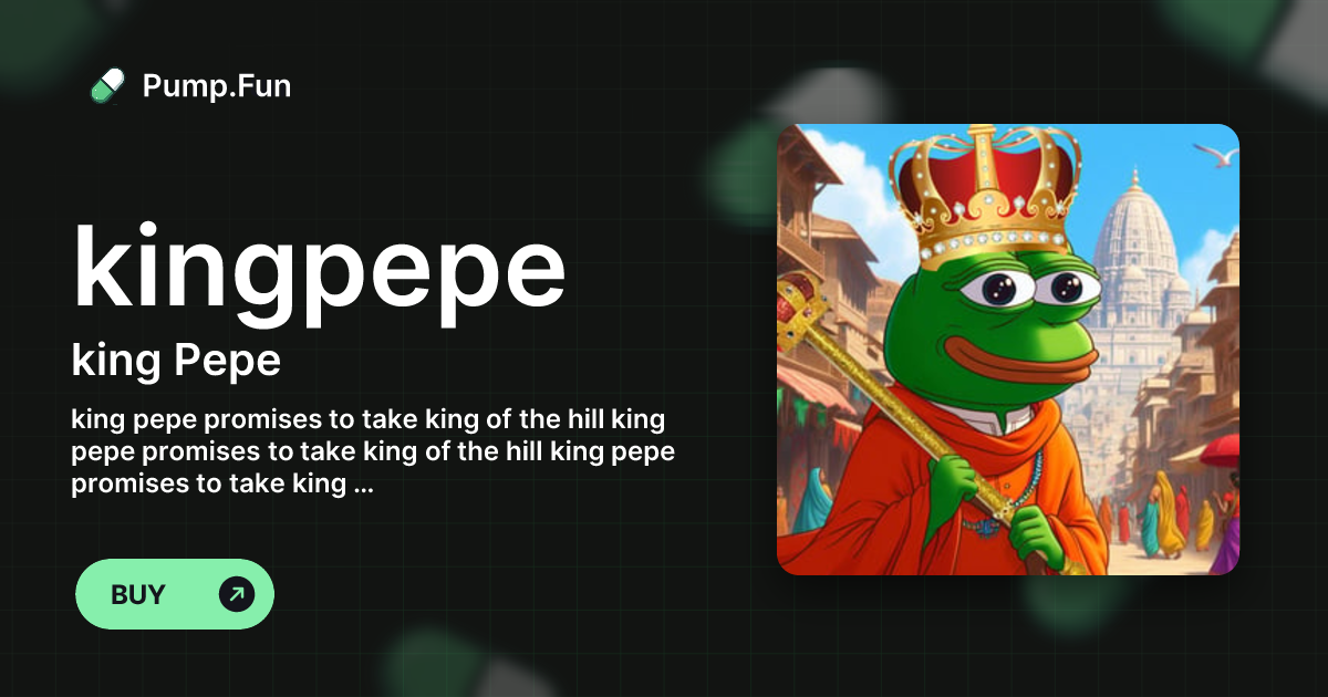 king Pepe (kingpepe) - Pump
