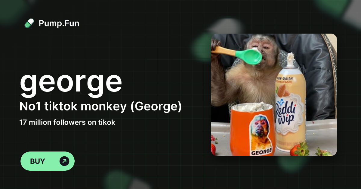 No1 tiktok monkey (George) (george) - Pump