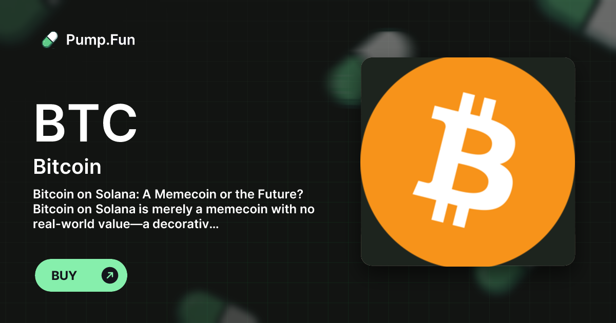 Bitcoin (BTC) - Pump