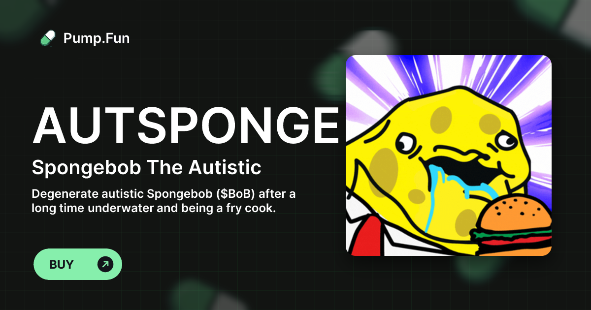 Spongebob The Autistic (AUTSPONGE) - Pump