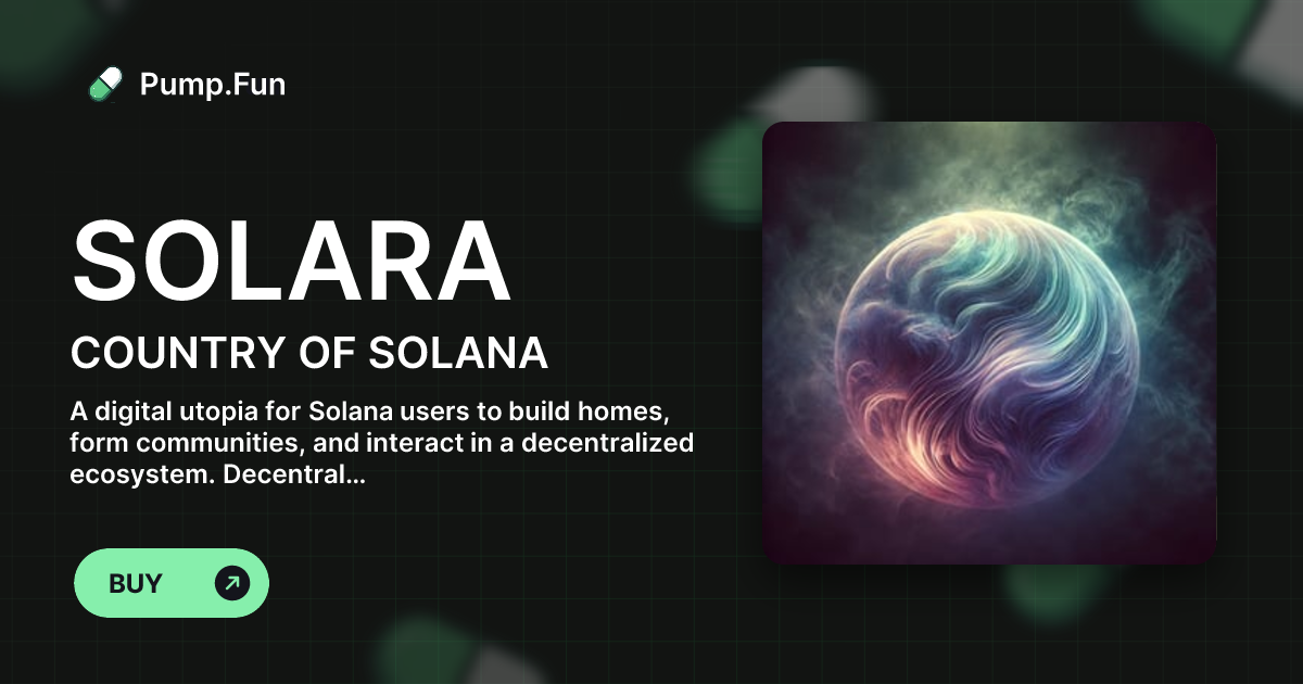 COUNTRY OF SOLANA (SOLARA) - Pump