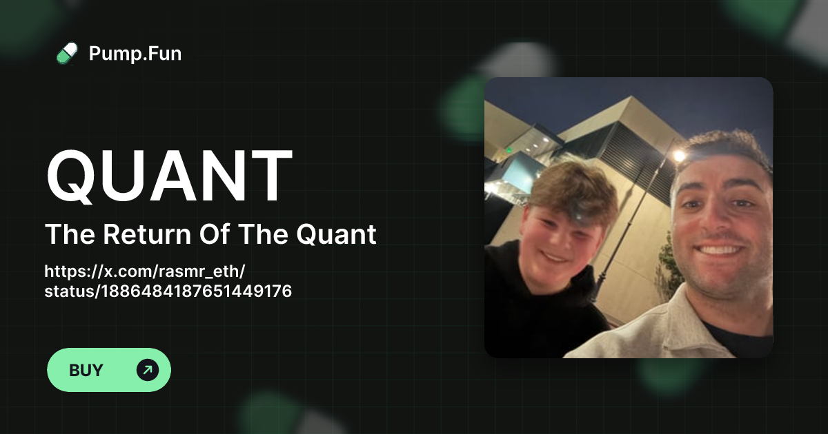 The Return Of The Quant (QUANT) - Pump