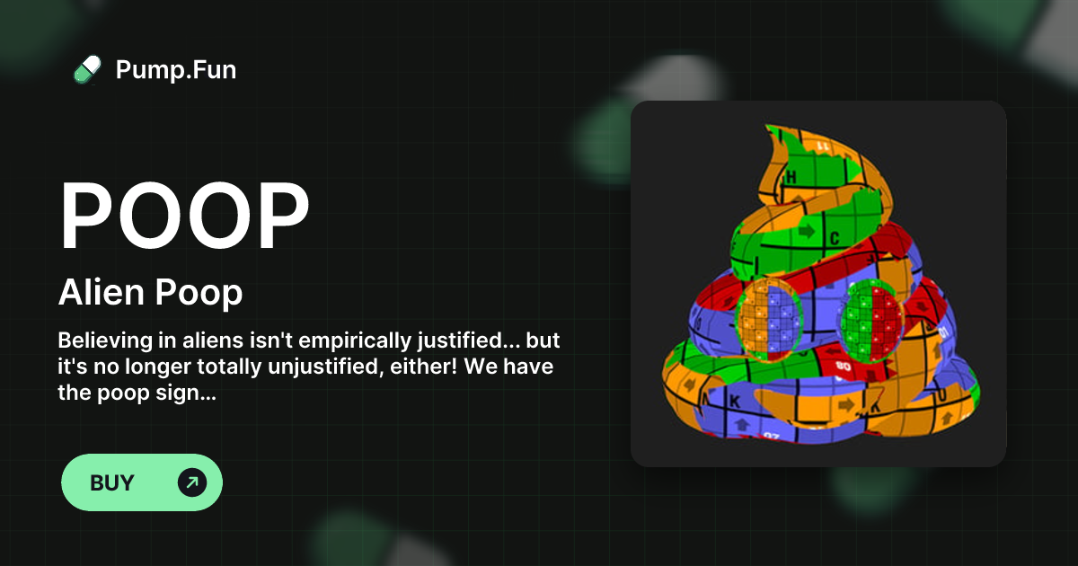 Alien Poop (POOP) - Pump