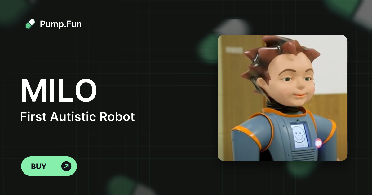 First Autistic Robot (MILO) - Pump