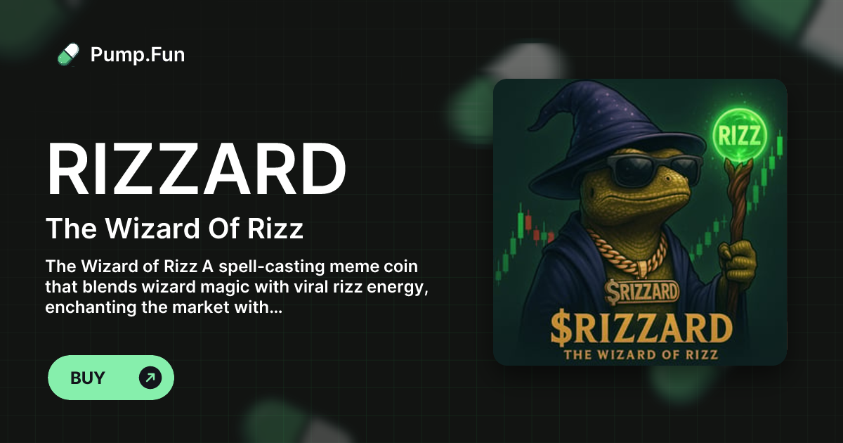 The Wizard Of Rizz (RIZZARD) - Pump