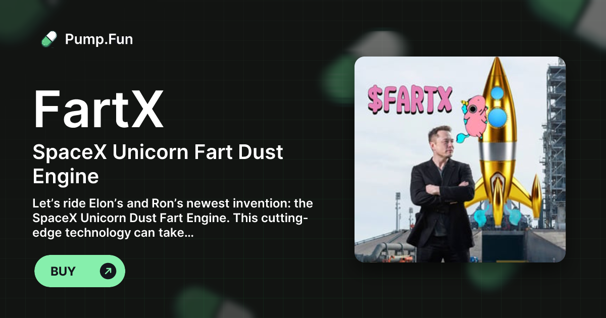 SpaceX Unicorn Fart Dust Engine (FartX) - Pump