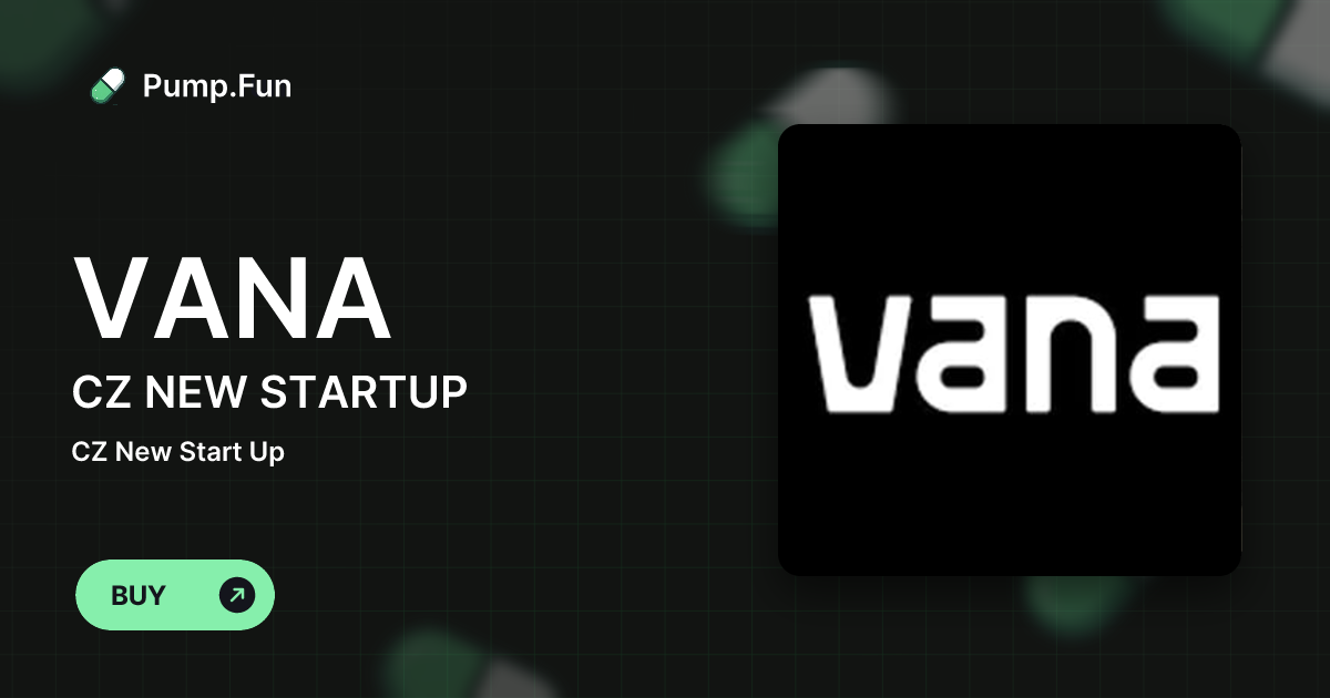 CZ NEW STARTUP (VANA) - Pump