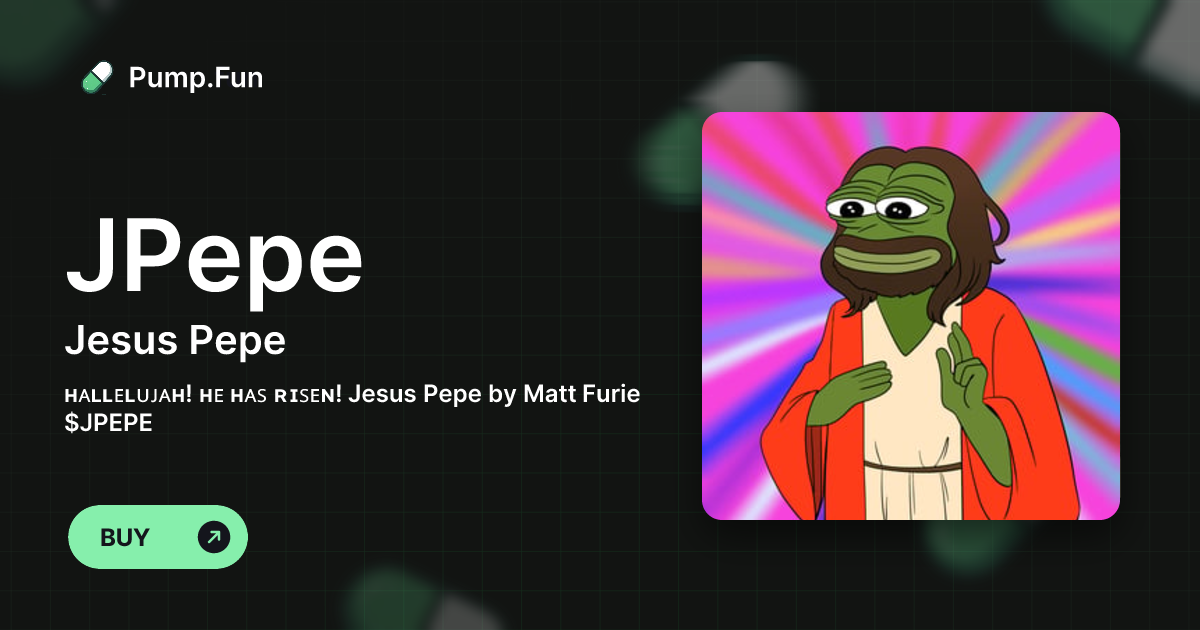 Jesus Pepe (JPepe) - Pump